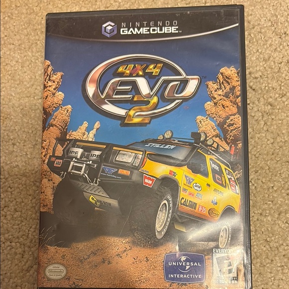 Nintendo | Video Games & Consoles | Nintendo Yellow 4x4 Evo 2 Gamecube Video Game | Poshmark